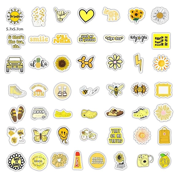 Accessories | 33 50pc Vsco Stickers | Poshmark